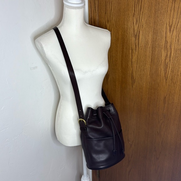 Coach | Bags | Vintage Coach Brown Berkeley Drawstring Bucket Bag 451 ...